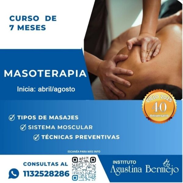 Masoterapia - Instituto Agustina Bermejo
